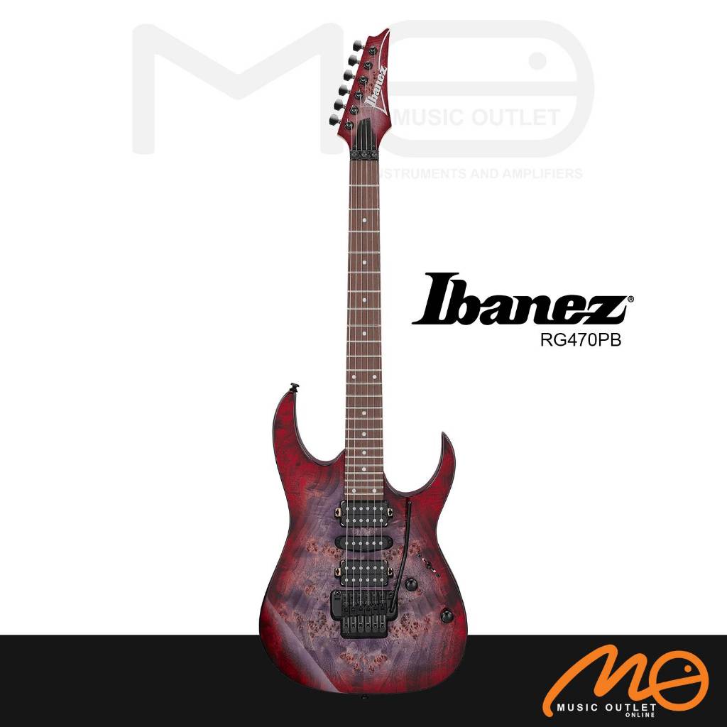 IBANEZ RG470PB RG STANDARD SERIES ELECTRIC GUITAR (RED ECLIPSE BURST ...