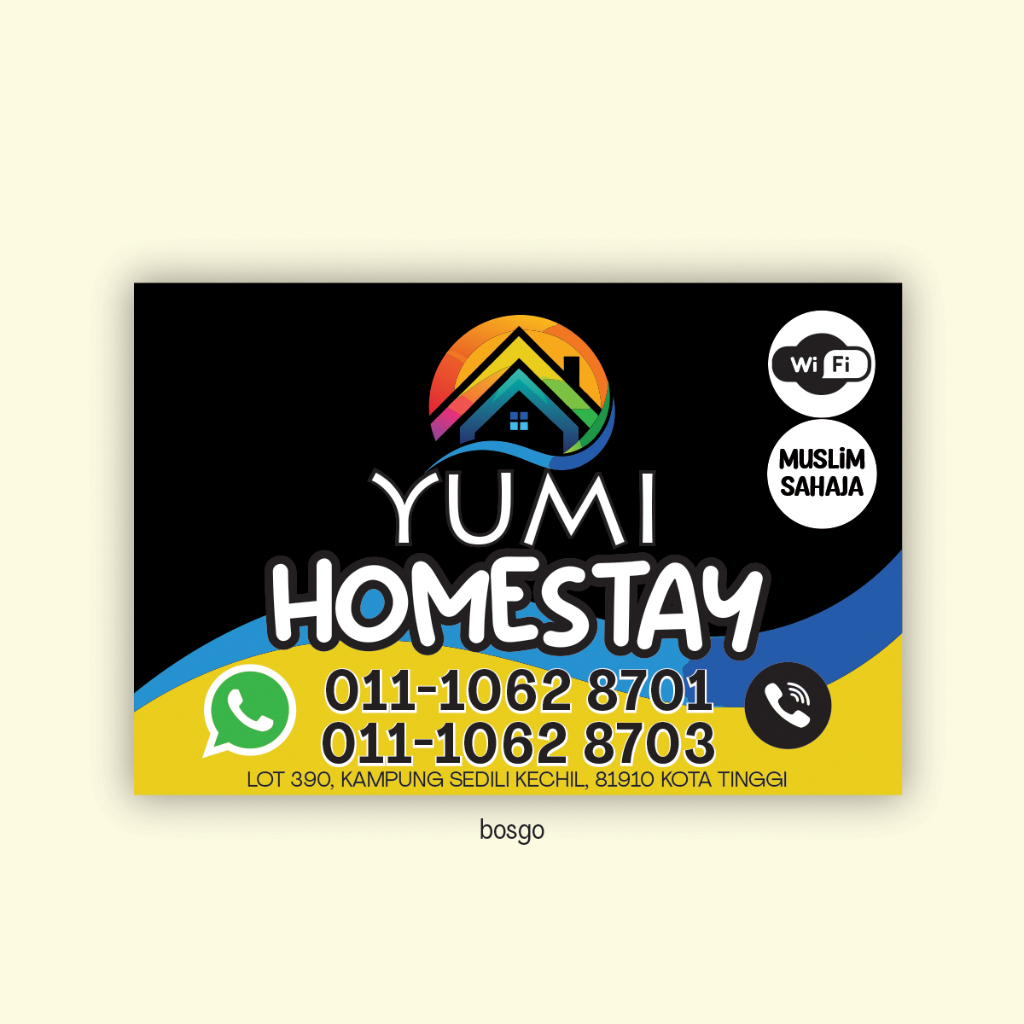 BOSGO Banner Homestay (Ready Template Design) | Shopee Malaysia