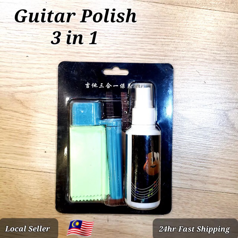 3in1 Guitar Polish 60ml Guitar,Bass, Musical Instrument Maintenance ...