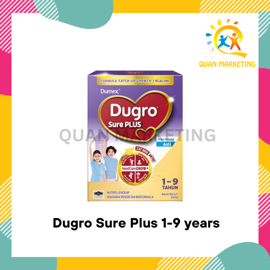 Dumex Dugro Sure Plus (600g) / Milk Formula 1-9 years | Shopee Malaysia