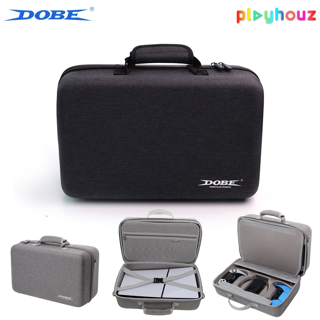 PS5 Slim DOBE Storage Case Carrying Bag PlayStation 5 Slim Disc/Digital ...
