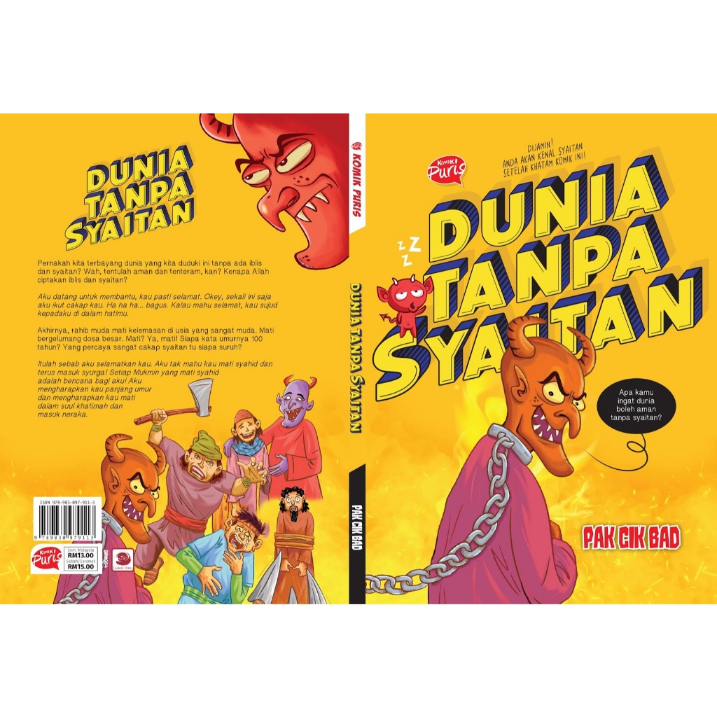 🔥🔥 DUNIA TANPA SYAITAN 🔥 Pak Cik Bad Komik Godaan Syaitan | Shopee Malaysia