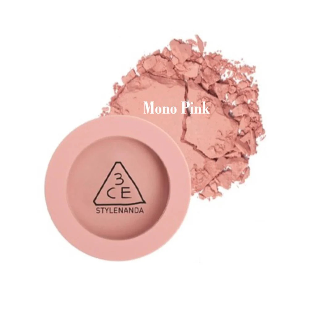 🇰🇷 3CE MOOD RECIPE FACE BLUSH 5.5g MONO PINK CHEEK MAKE UP COSMETIC ...
