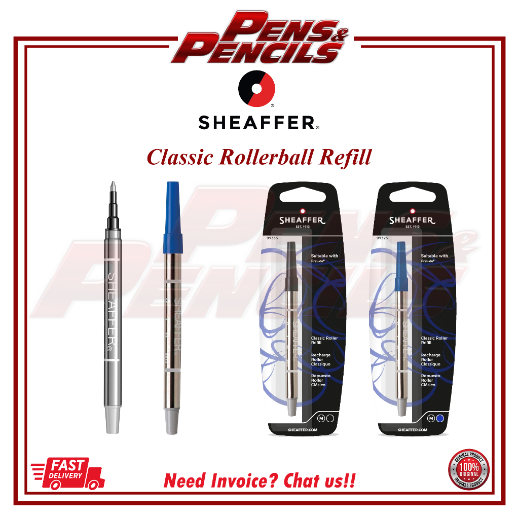 Sheaffer Refill Classic Rollerball Black Classic Roller Ball Refill ...