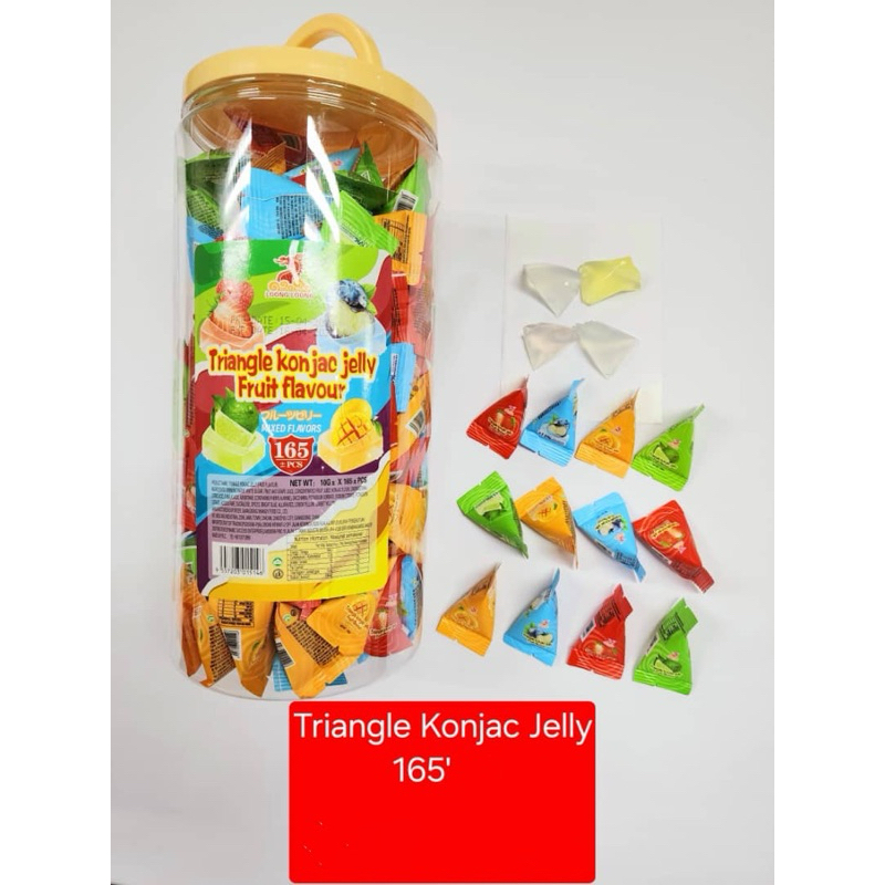 Triangle Konjac Jelly Fruit Flavour 165’s | Shopee Malaysia
