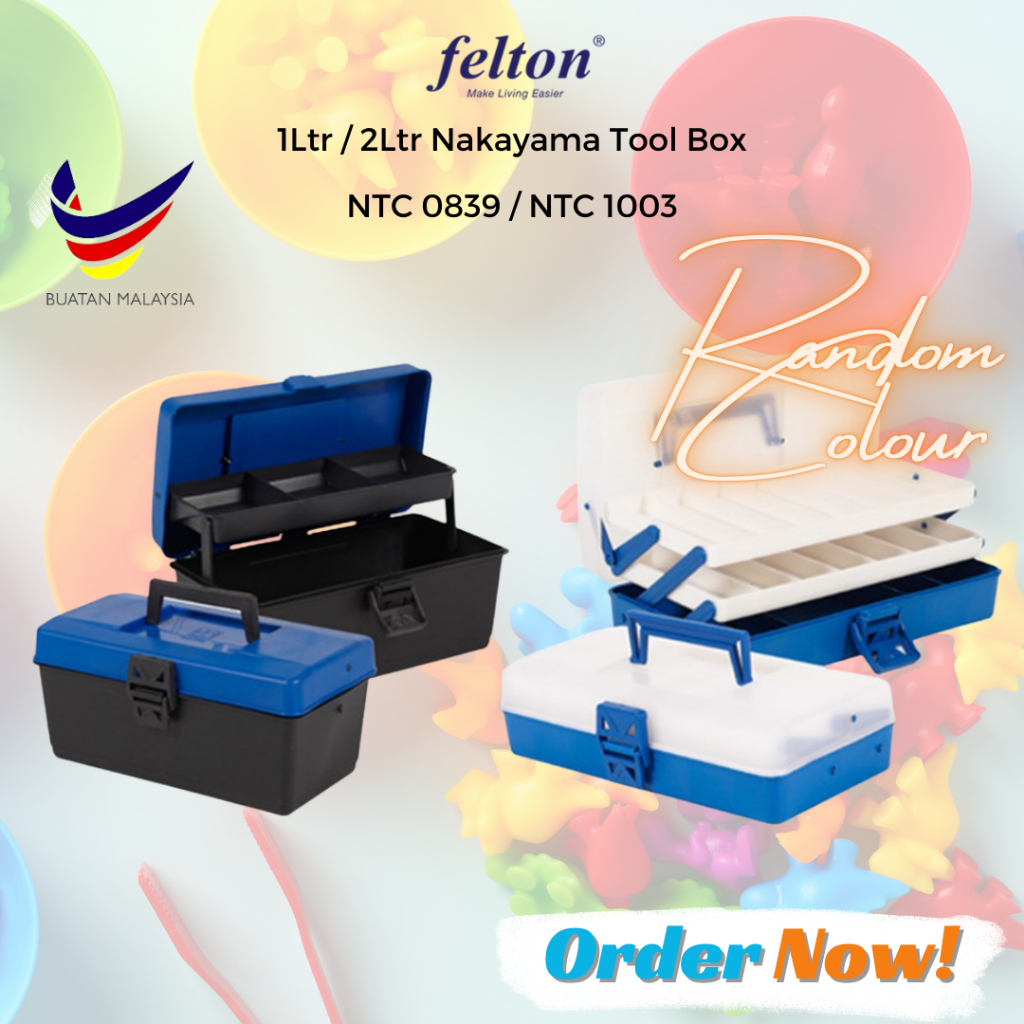 NTC 0839 / NTC 1003 1Ltr / 2Ltr Nakayama Tool Box - Felton | Shopee ...