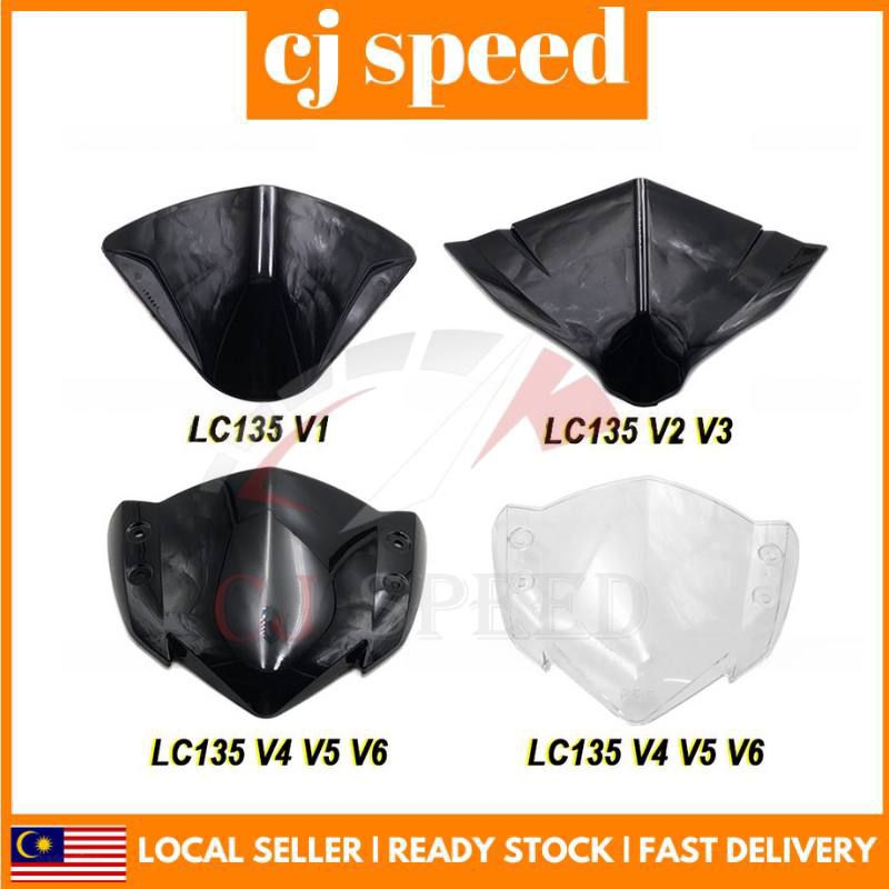YAMAHA LC135 LC V1 V2 V3 V4 V5 V6 Visor Windshield Wind Shield Cowling ...