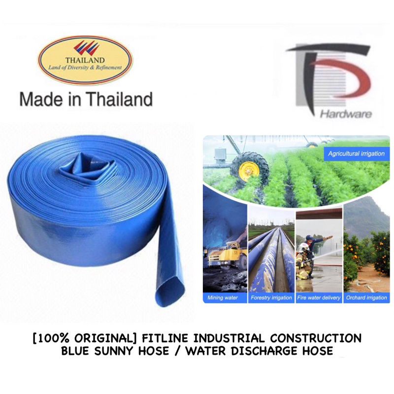 [100% ORIGINAL] FITLINE INDUSTRIAL CONSTRUCTION BLUE SUNNY HOSE / WATER ...