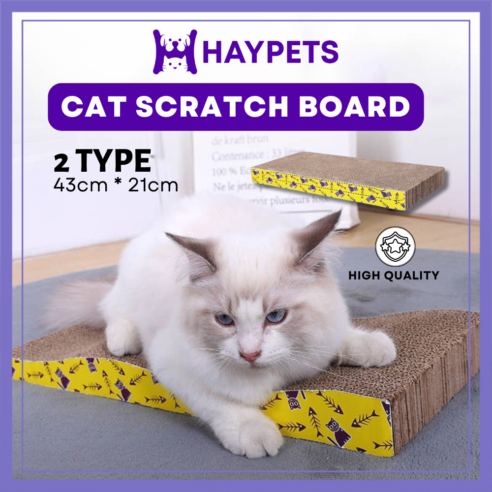 HAYPETS Cat Scratch Board Cat Scratcher Corrugated Scratching Board ...