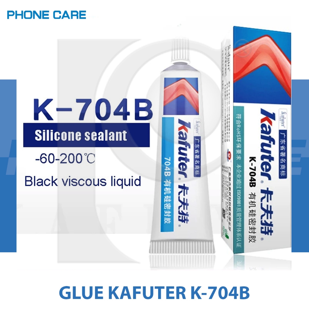 Kafuter RTV Silicone Rubber Electronic Glue Sealant Black Transparent Silicone Adhesive Glue K ...