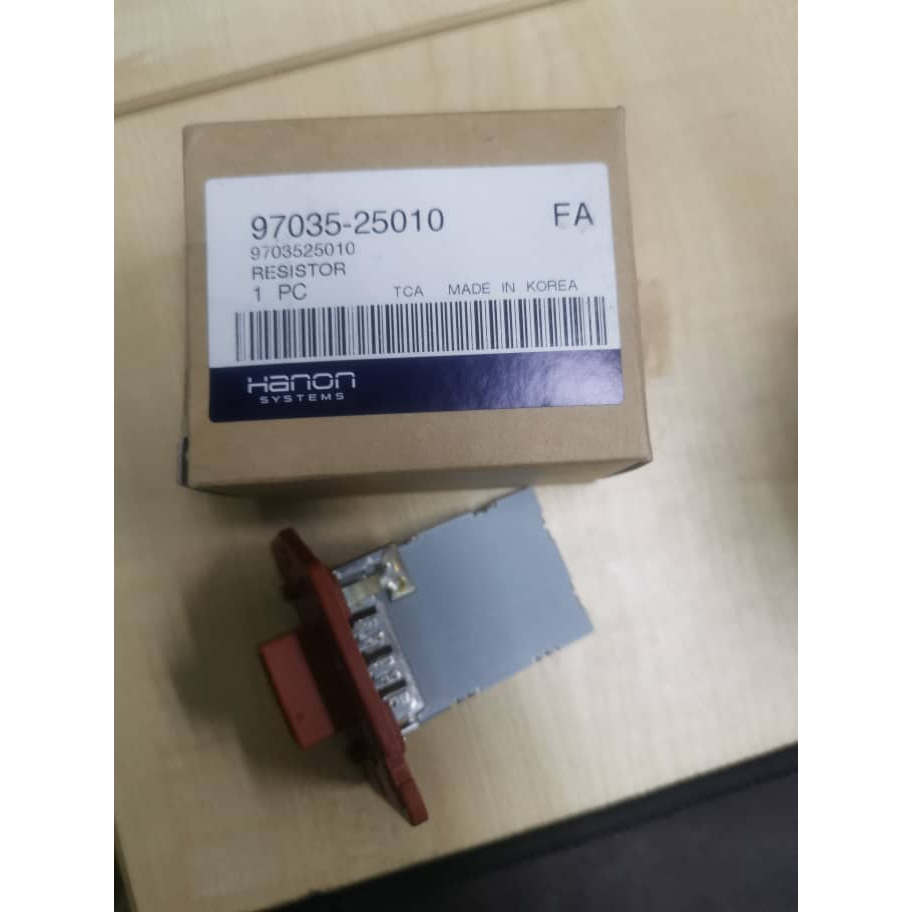 AIRCOND RESISTOR > HANON KOREA OEM > HYUNDAI GETZ , ACCENT 1.5 1.6 ...