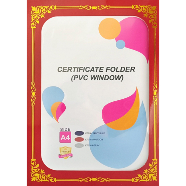 A4 Certificate Holder with PVC window | Shopee Malaysia