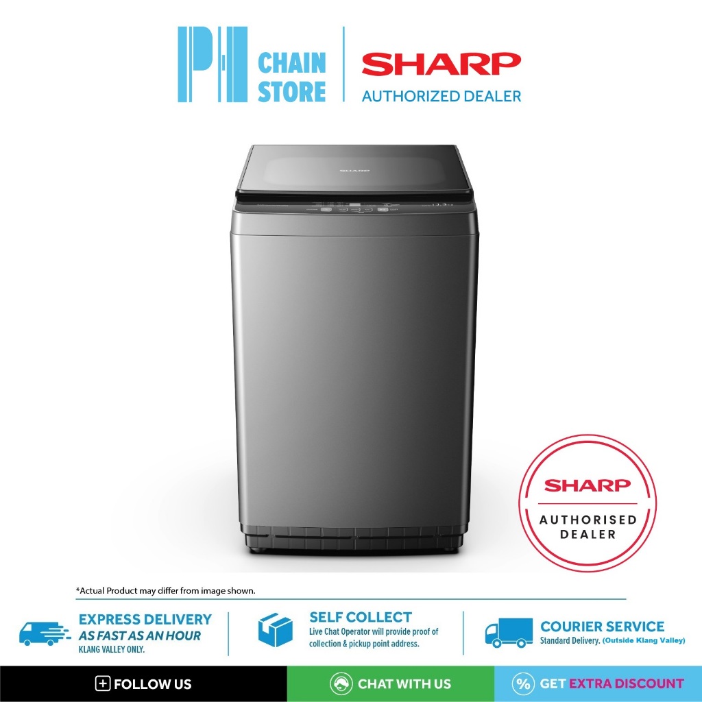 SHARP ESX SERIES ESX1021 ESX1221 ESX1521 ESX2021 10.5KG-20.0KG TOP LOAD ...