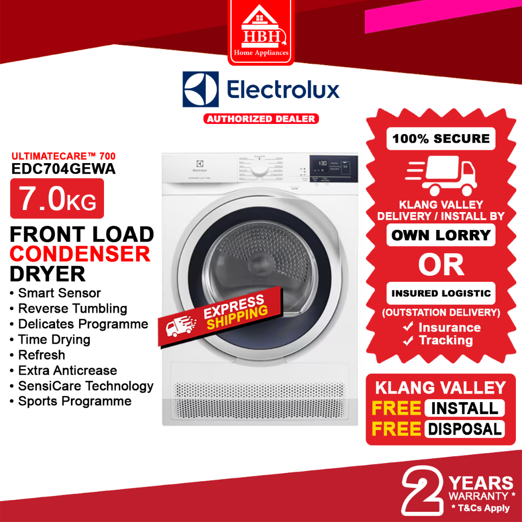 Electrolux EDC704GEWA EDC804CEWA 7kg 8kg Inverter Non Inverter ...