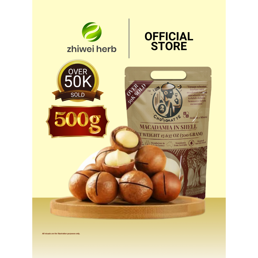 [Australian Macadamias] 500gram macadamia Nuts with shell 澳大利亚烤夏威夷果 ...