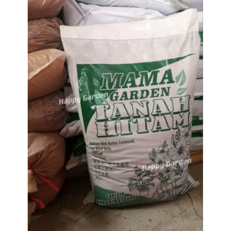 Organic Planting Soil Tanah Hitam Organik Tanaman Pokok Bunga Baja ...