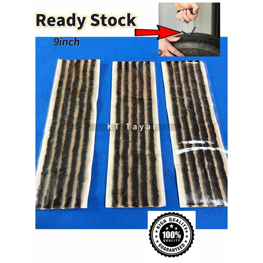 💯 Good Quality Tubeless Tyre Puncture Repair String Black seal, Cacing ...