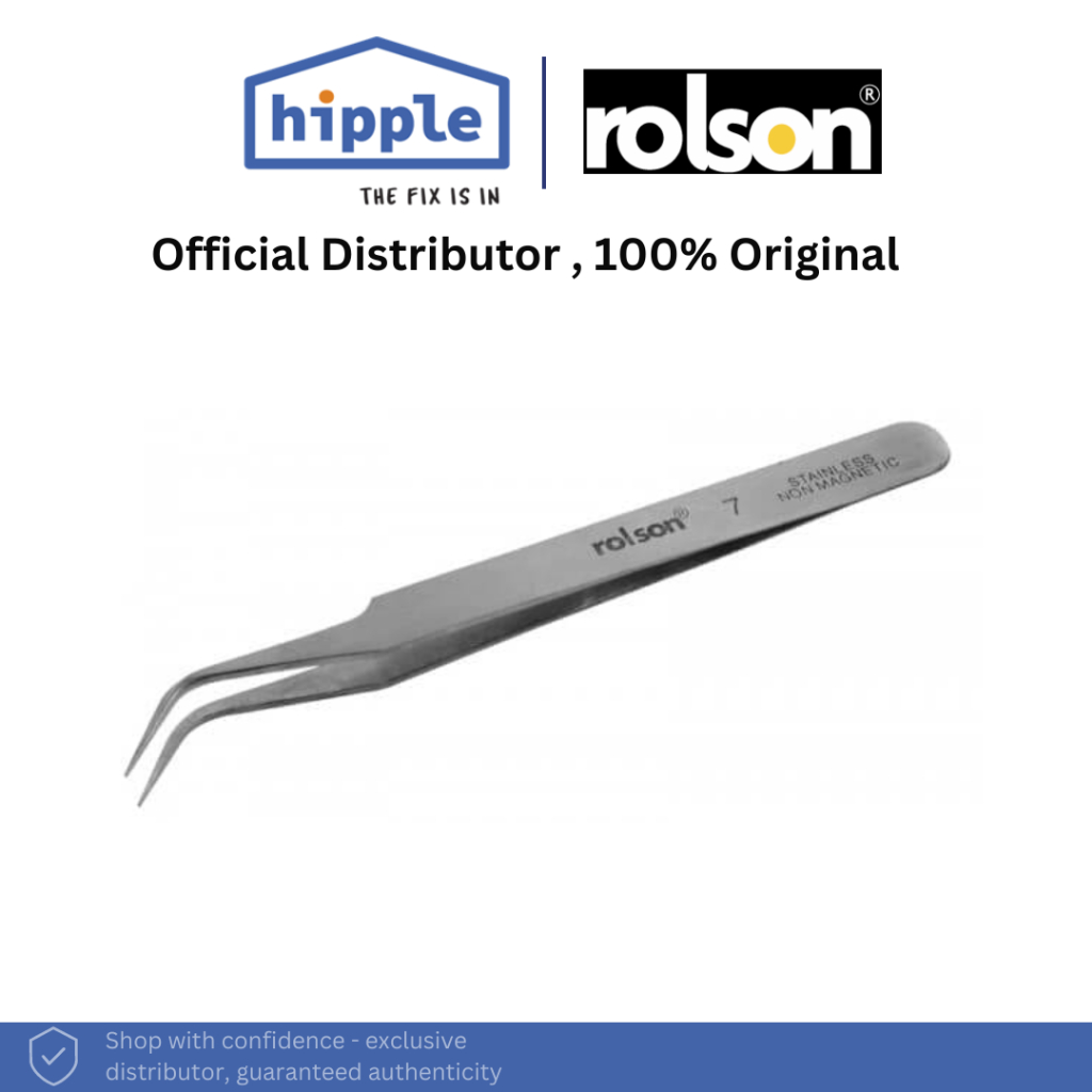 Rolson No7 Stainless Steel Tweezers 59100 | Shopee Malaysia