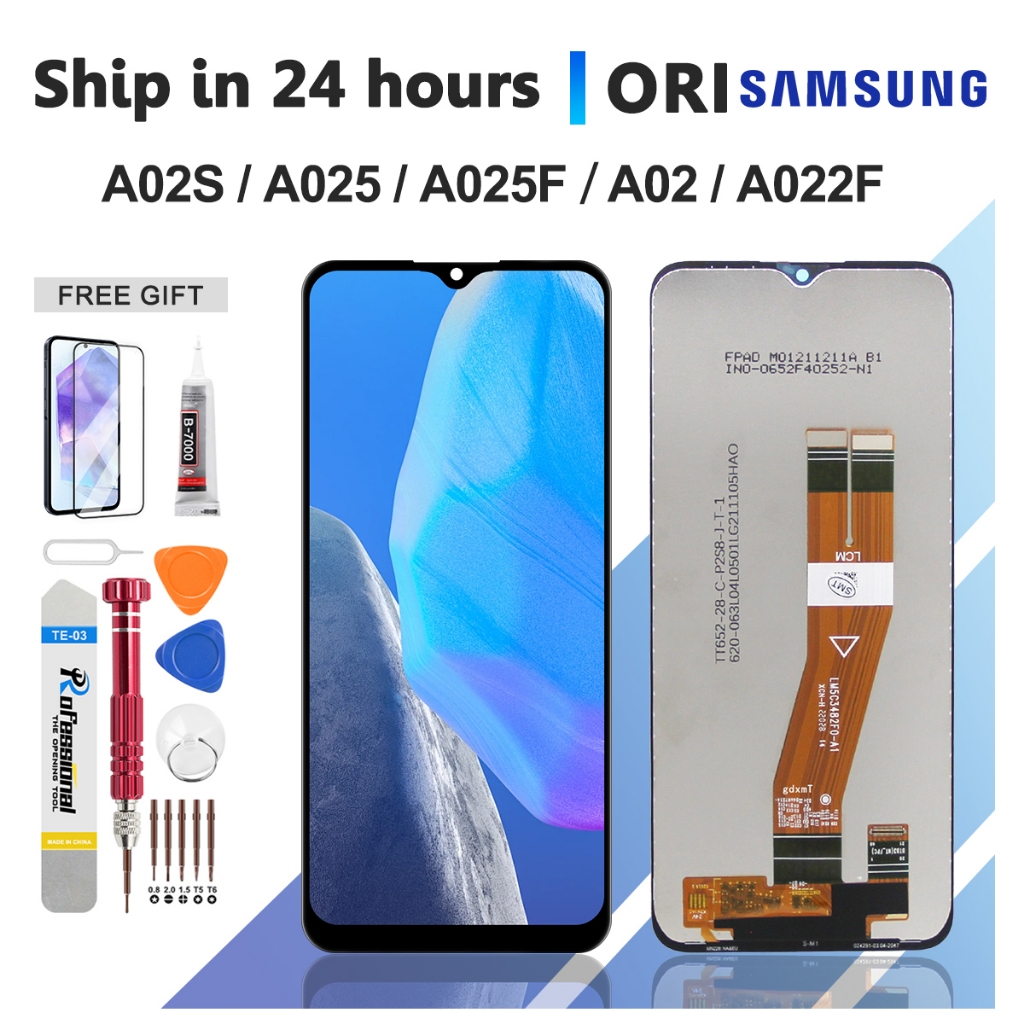 ORIGINAL LCD SAMSUNG A02/A02F/A022/A022F/A022M/A02S/025/A025F Frame ...