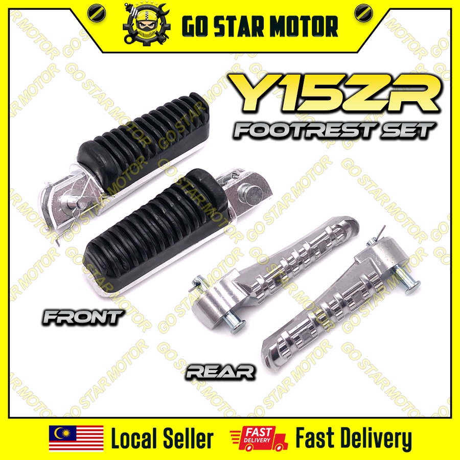 YAMAHA Y15 Y15ZR FRONT FOOTREST ASSY & REAR FOOTREST SET / FRONT & REAR ...