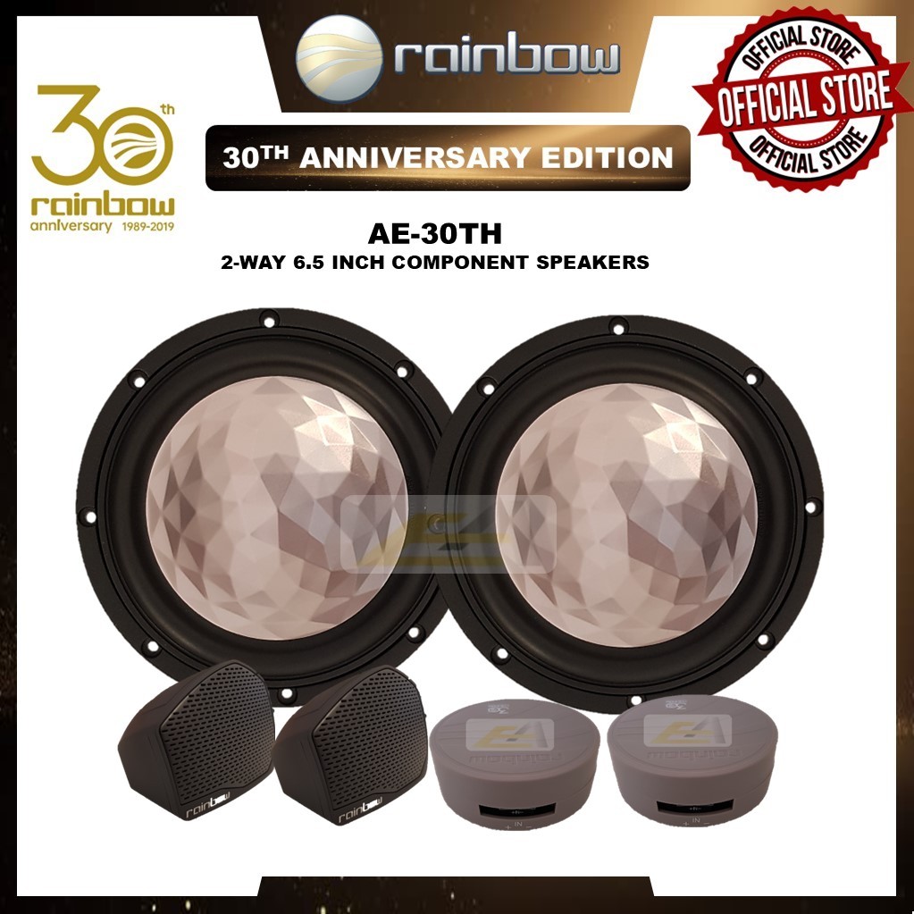 Rainbow Audio | 30th Anniversary Edition | Car Audio 6.5 Inch 2-Way ...