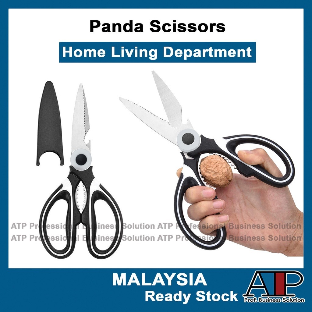 Pantry🍳 Kitchen Scissors Multi-purpose Panda Scissors Stainless Steel ...