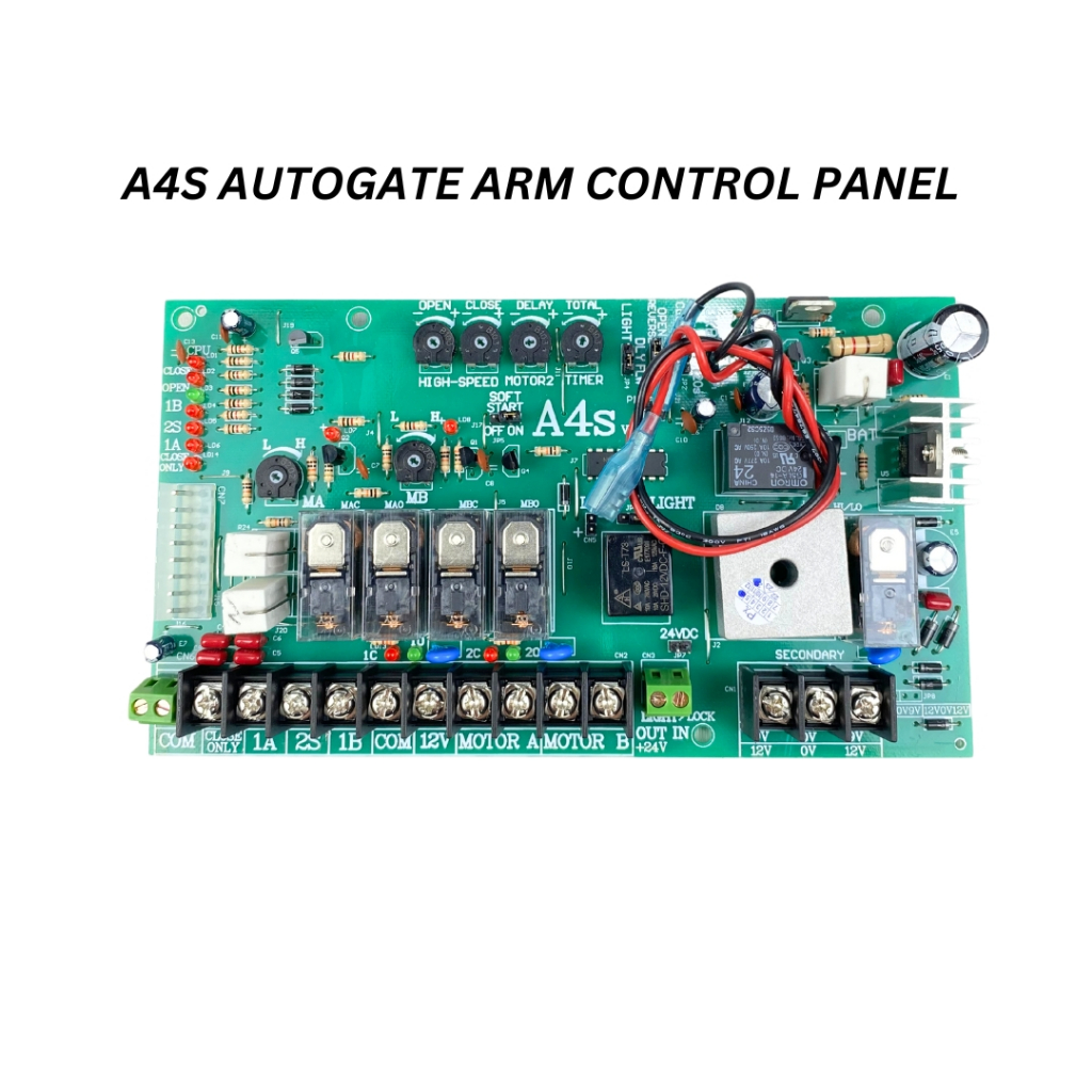 A4S Autogate Arm Control Panel 4 channel panel (Able to Open Right Side ...
