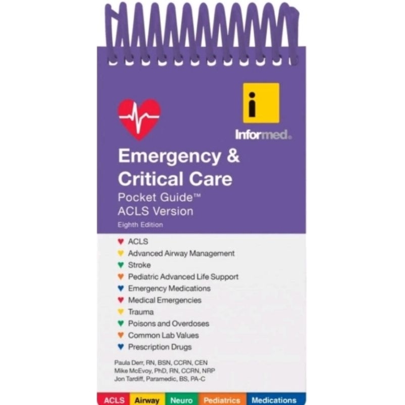 Emergency & Critical Care Pocket Guide, ACLS Version | Shopee Malaysia