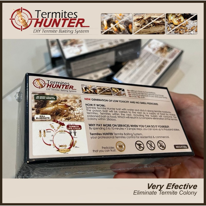 Termite Baiting Station TERMITES HUNTER / Termite box / Kotak Umpan ...