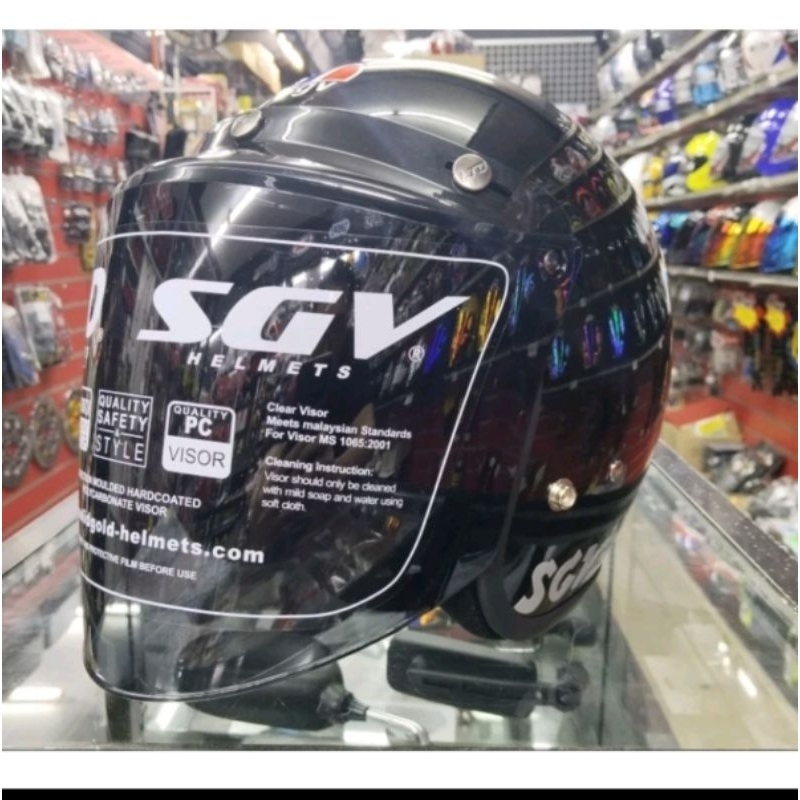 ORIGINAL SGV LTD 3 BUTTON CAP VISOR TAJAM TINTED/SMOKE | Shopee Malaysia