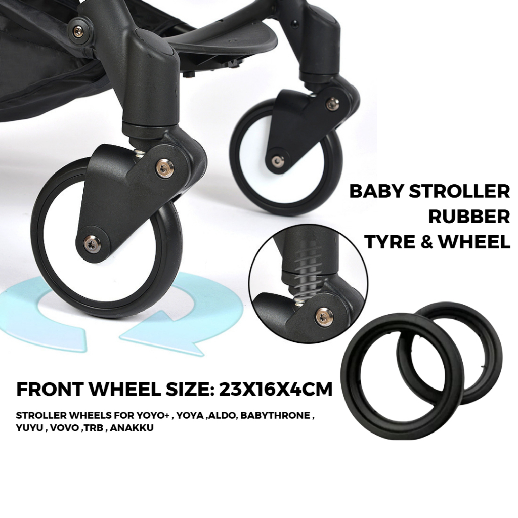 Baby Stroller Wheel Rubber Tyre/Getah Tayar Strollers / Kids Pushchair ...