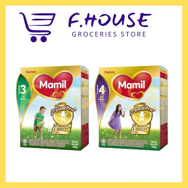 [CLEARANCE STOCK]Mamil Step 3 / Step 4 Milk Powder 1-3 / 4-9 Years ...