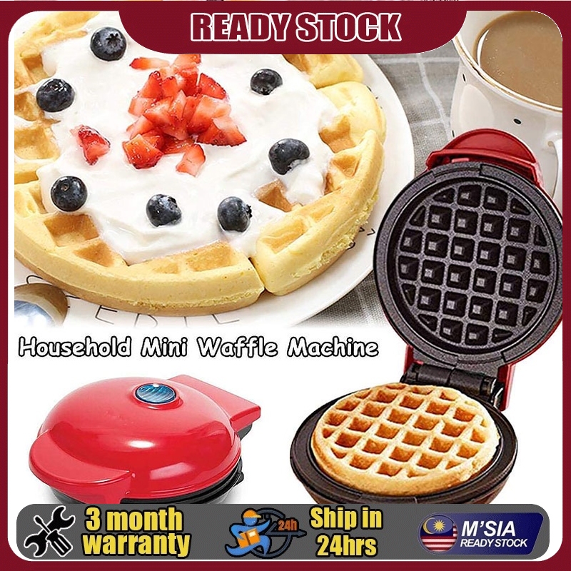 Mini Waffle Maker-Toaster Electric Round Egg Cake & Pancake Oven for ...