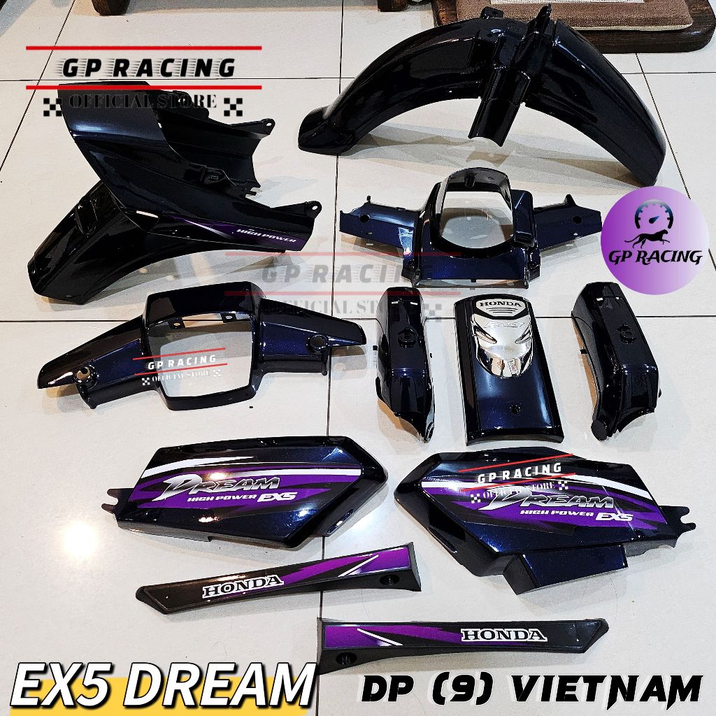 Ex5 Cover set DP BlueBlack Vietnam Edition with Sticker (9) Black and ...