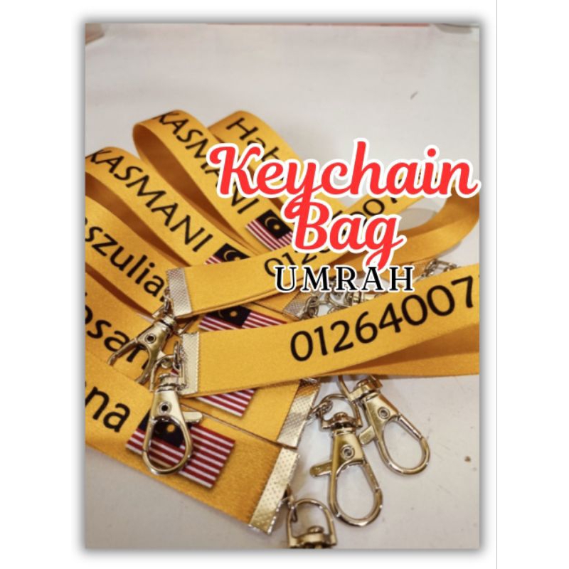 Keychain Custom Bag Umrah Haji Travel | Shopee Malaysia