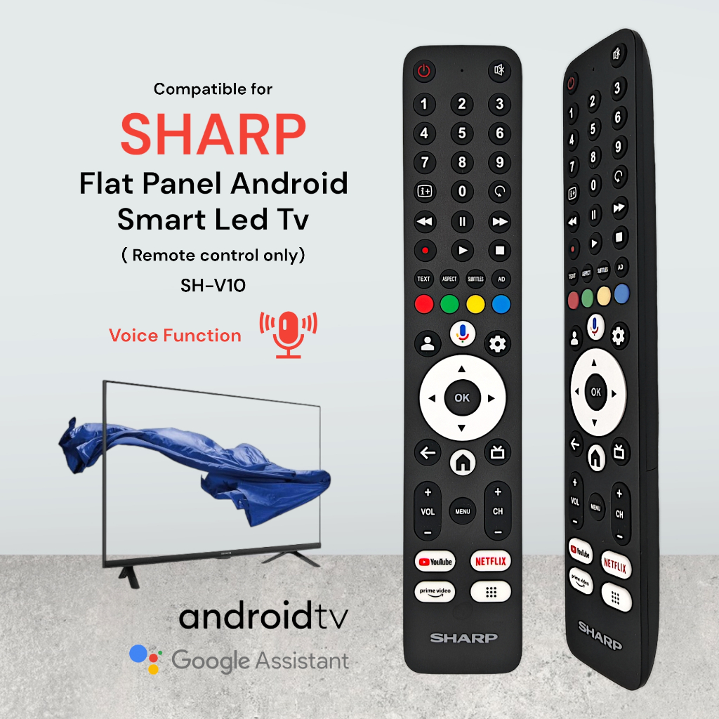 **Hight Quality** Compatible For SHARP Voice Function Smart Android ...
