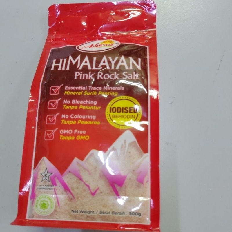 Akasa Himalayan pink rock salt/500g | Shopee Malaysia