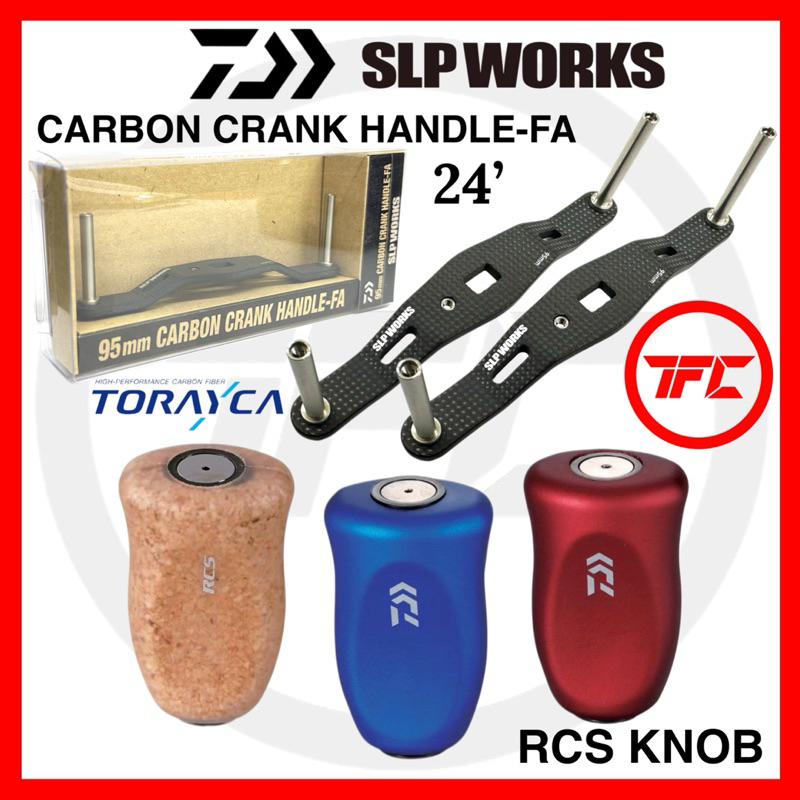 24’ 25’ DAIWA SLP-Works Carbon Crank Handle-FA Global Edition & RCS I ...