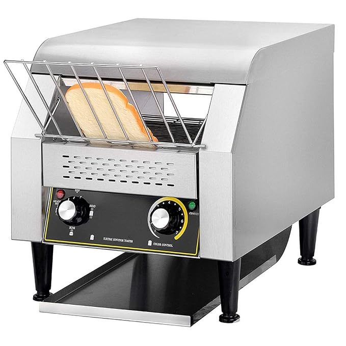 Commercial Conveyor Toaster, 300 Slices/Hour Conveyor Belt Toaster ...