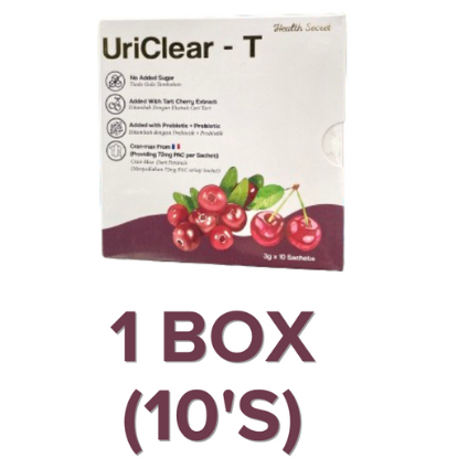 HEALTH SECRET URICLEAR-T 3G (BOX) [GOUT & UTI] TART CHERRY FLAVOUR ...