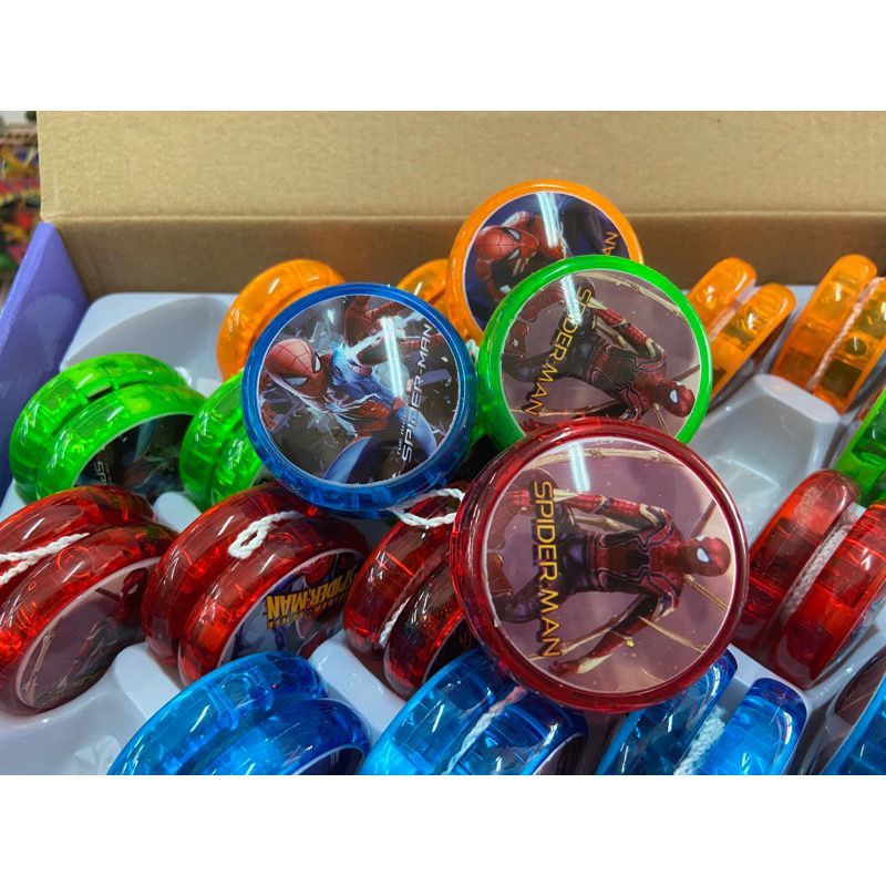 LED Light Yoyo for Kids Beginner Yoyo Kids Toys Frozen Spiderman Yoyo ...