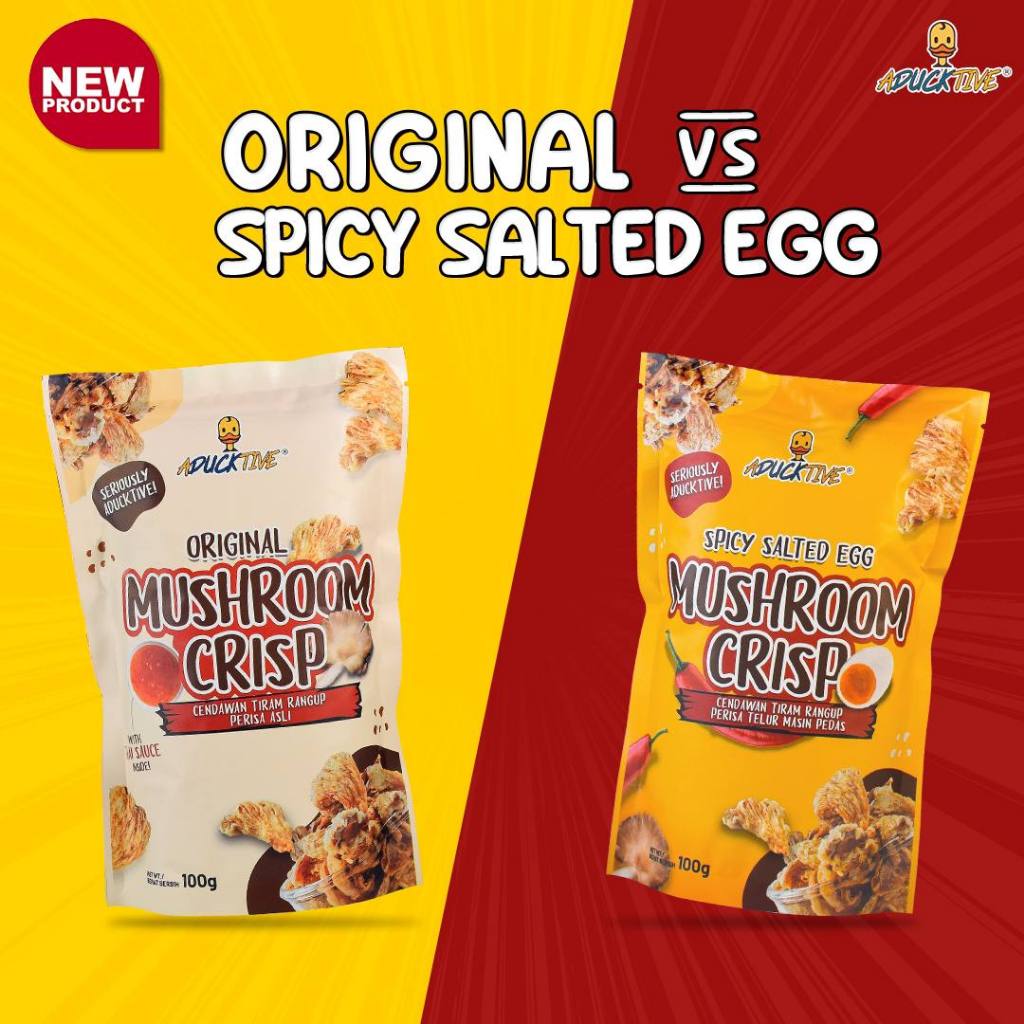Original & Spicy Mushroom Crisp | Shopee Malaysia