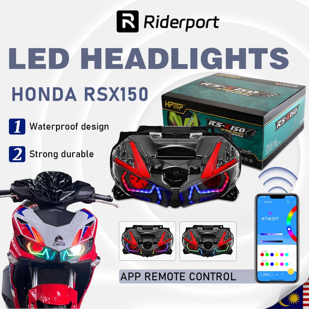 HPMP HONDA RSX150 RSX Winner X Sharingan Naruto Head Lamp LED Headlamp ...