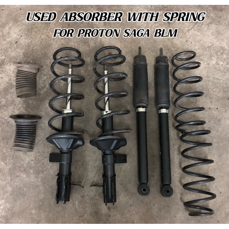 USED ORIGINAL ABSORBER + SPRING FOR PROTON SAGA BLM | Shopee Malaysia