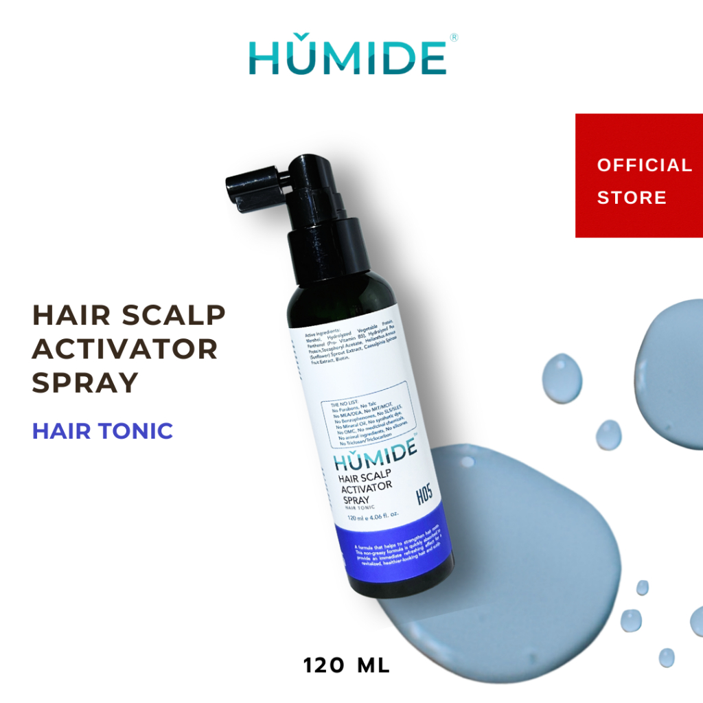 HUMIDE Hair Scalp Activator Spray Scalp Hair Tonic 120ml | Shopee Malaysia