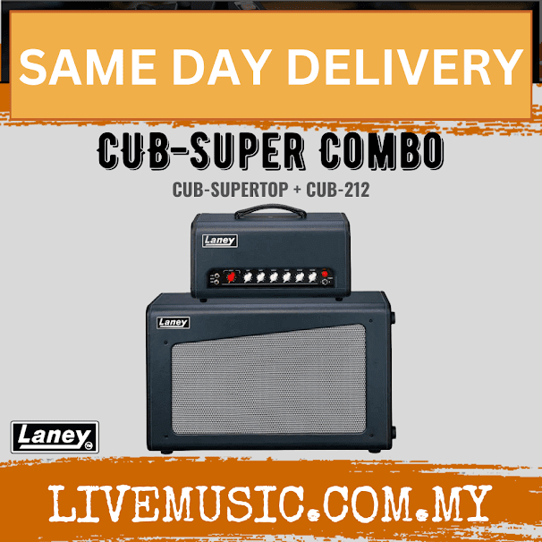 Laney Cub Supertop 15W Head and Cub 212 Speaker Cabinet | Shopee Malaysia