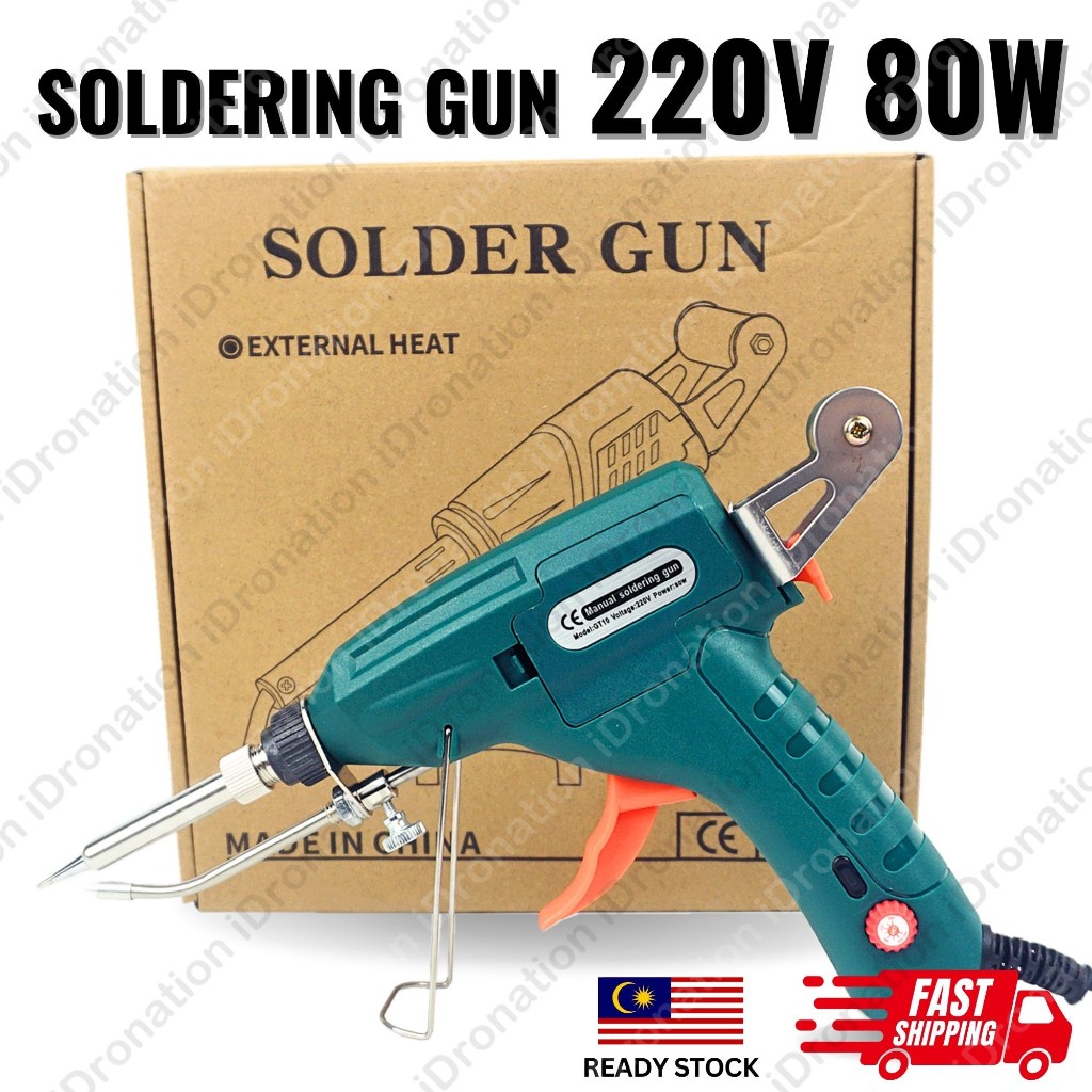 Soldering Iron Gun GT10 220V 80W Automatic Hand-held Electric Heating ...