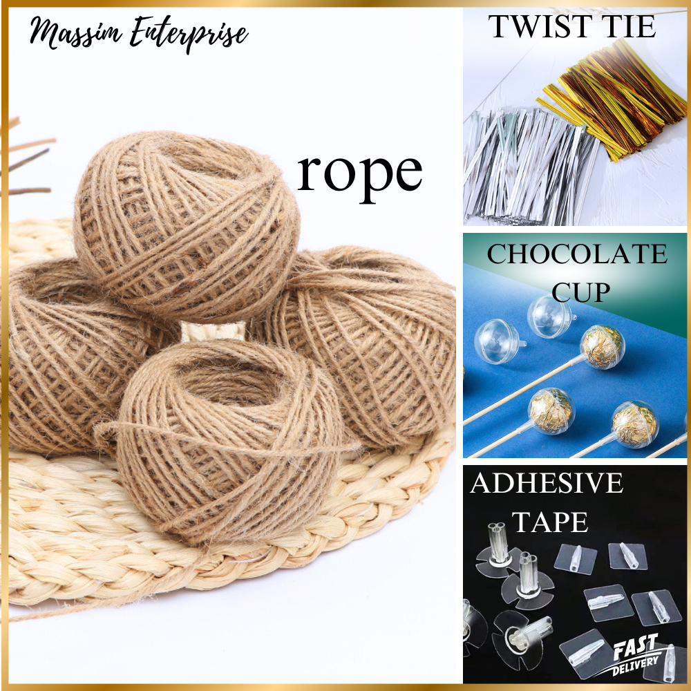 50 meter hemp rope tali guni DIY Ramadan Gift Box packaging binding ...