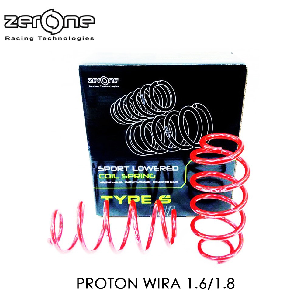 PROTON WIRA 1.6/1.8 -ZERONE TYPE S SPORT SPRING | Shopee Malaysia