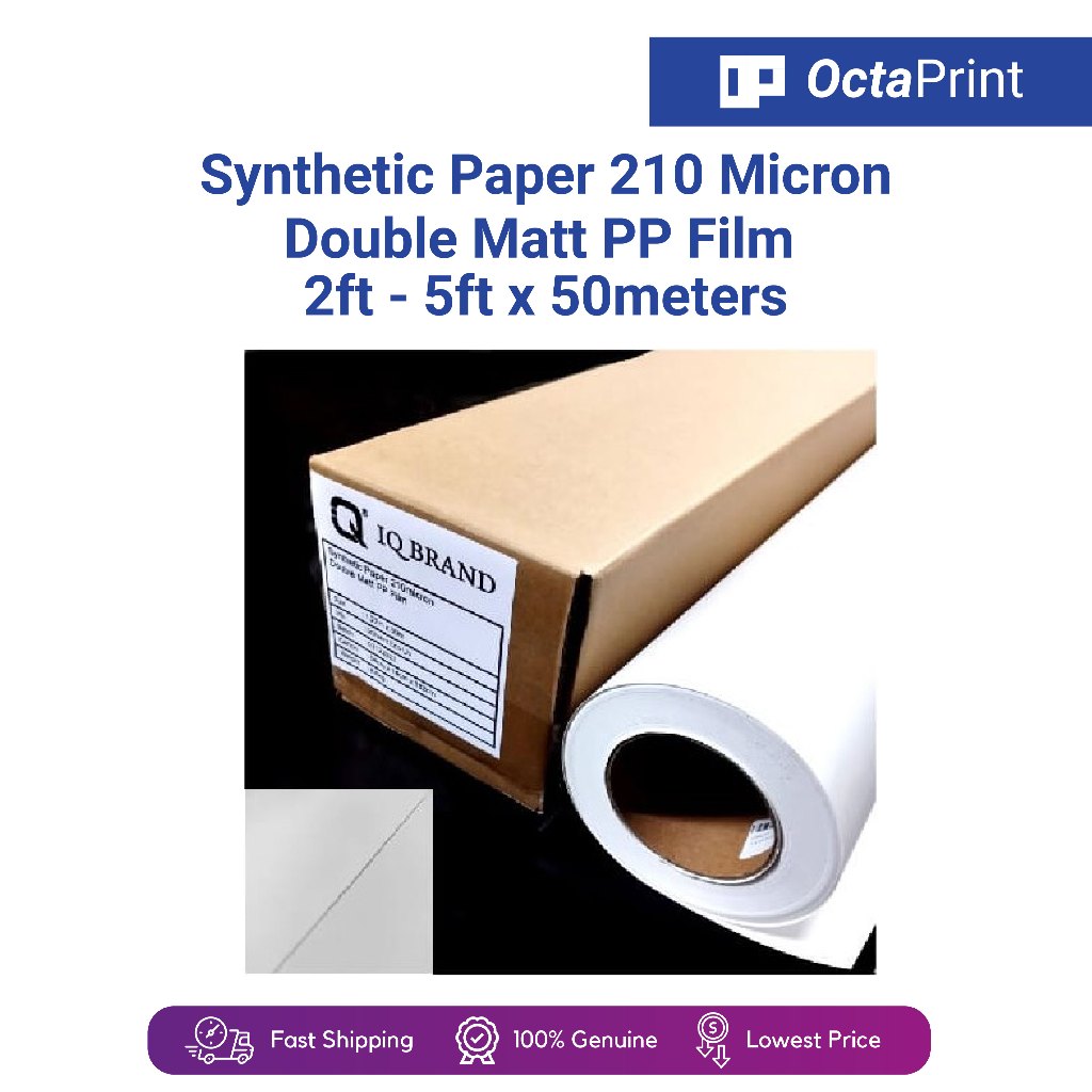 [Ready Stock] Synthetic Paper 210 Micron (Poster Material) | Shopee ...